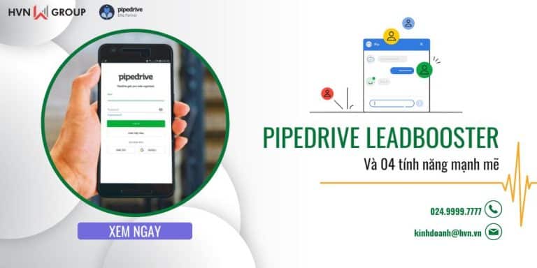 Tìm hiểu Pipedrive LeadBooster và 04 tính năng mạnh mẽ